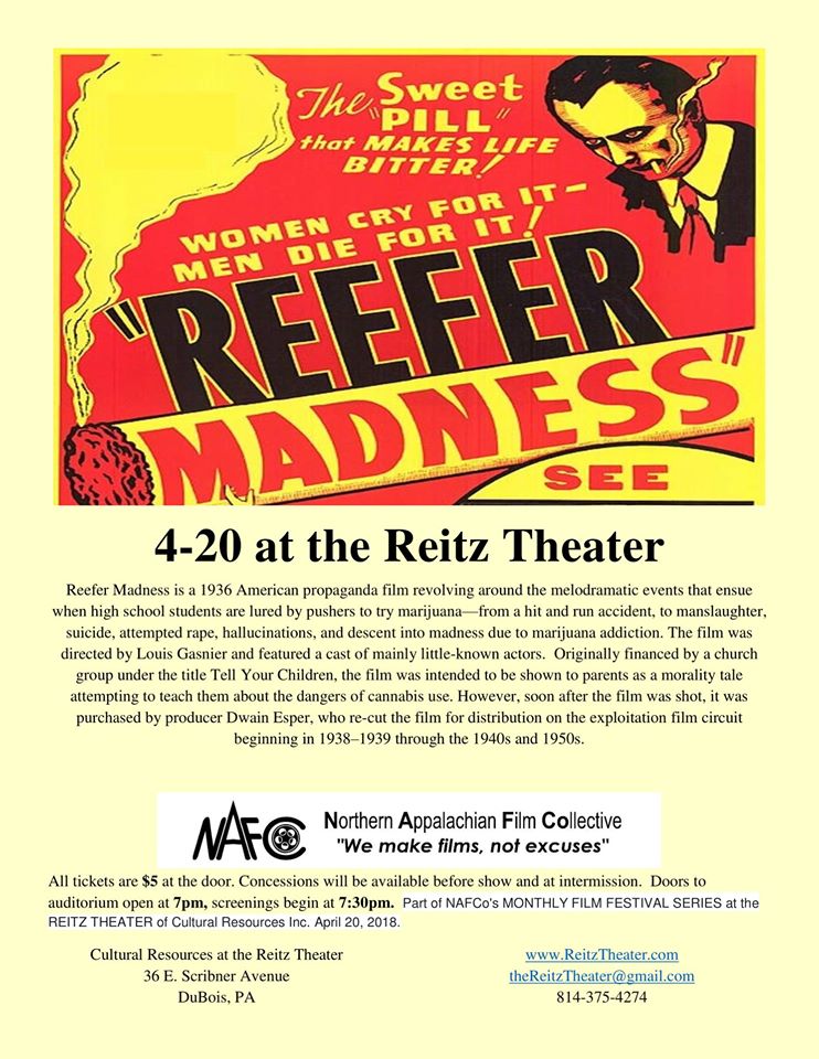 Reefer Madness – Northern Appalachian Film Collective